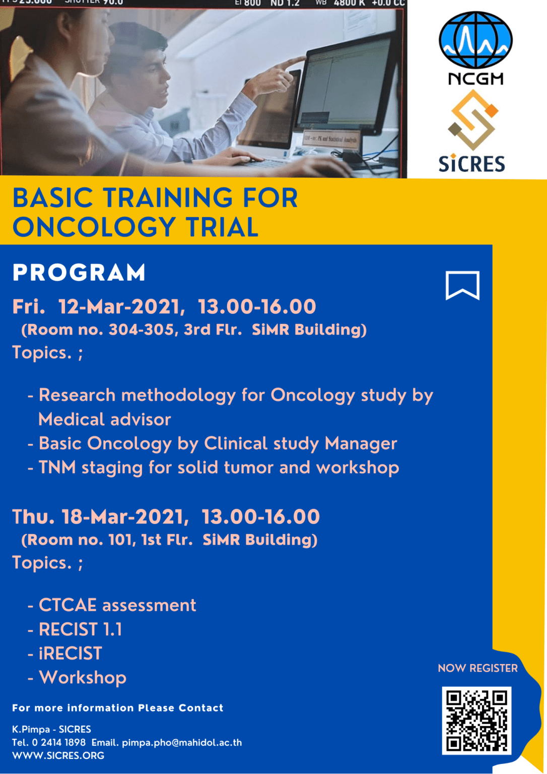 Basic Training for Oncology Trial | SICRES